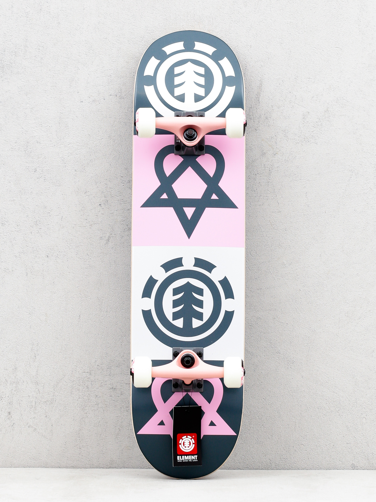 Skateboard Element Bam Heartagram Quad - ružová (assorted)