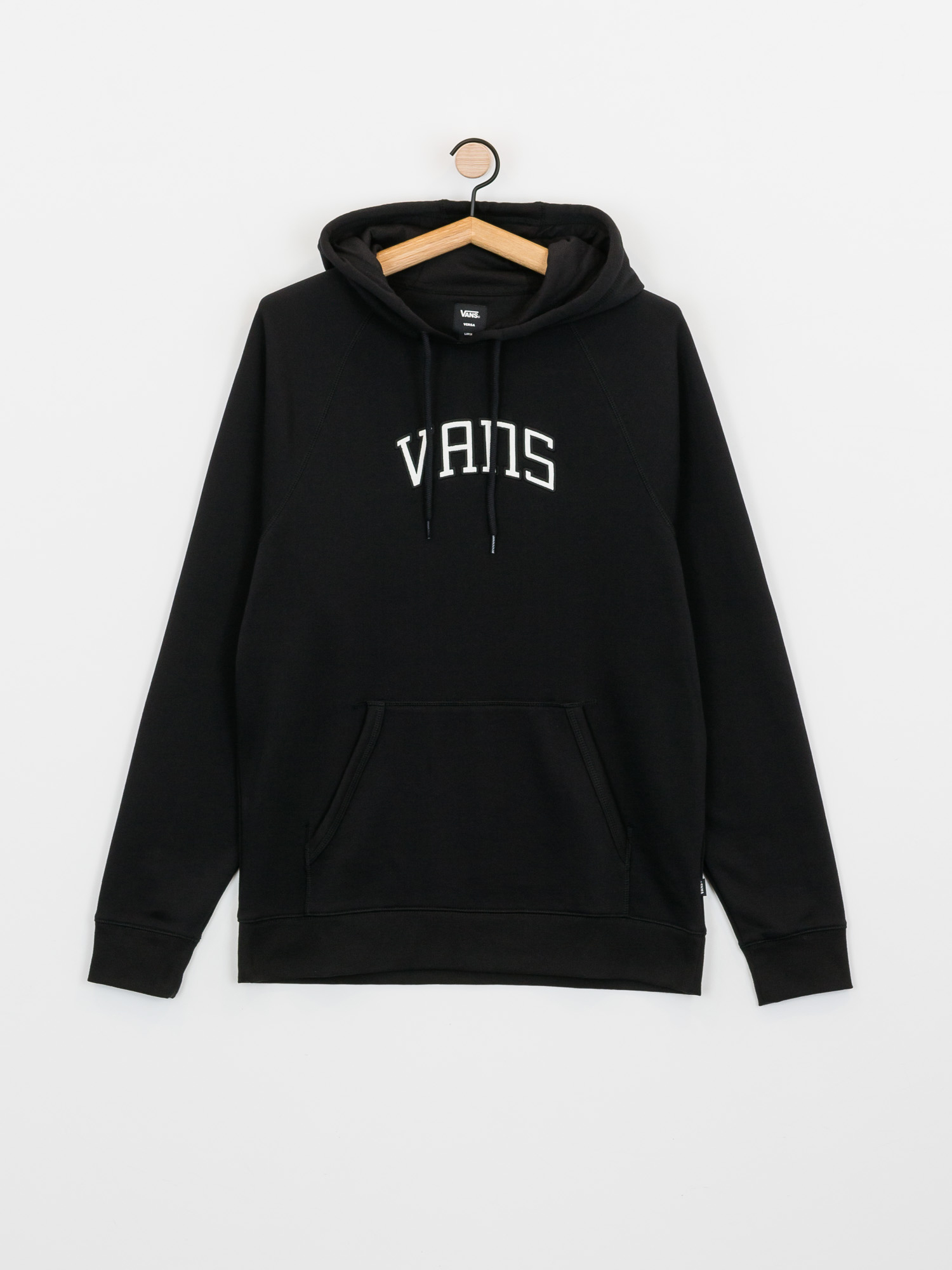 Mikina s kapucňou Vans Versa Standard HD - čierna (black new varsity)