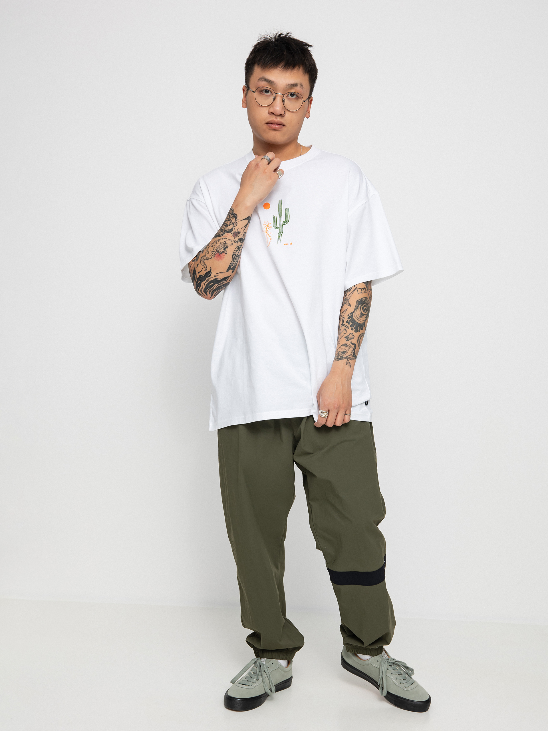 Tričko Nike SB Dancing Cactus (white)
