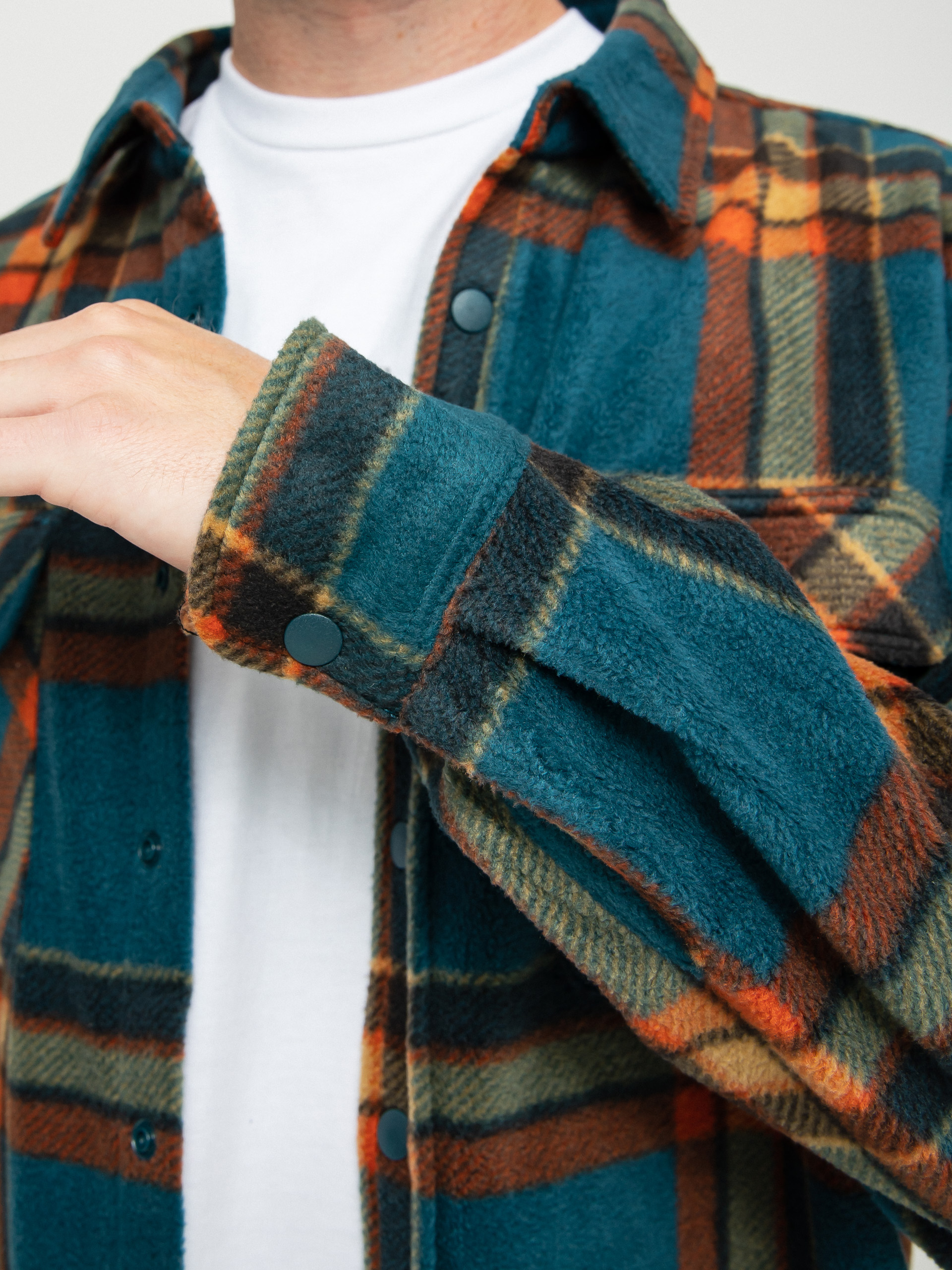 Košeľa Brixton Bowery Arctic Stretch Ls (deep blue plaid)