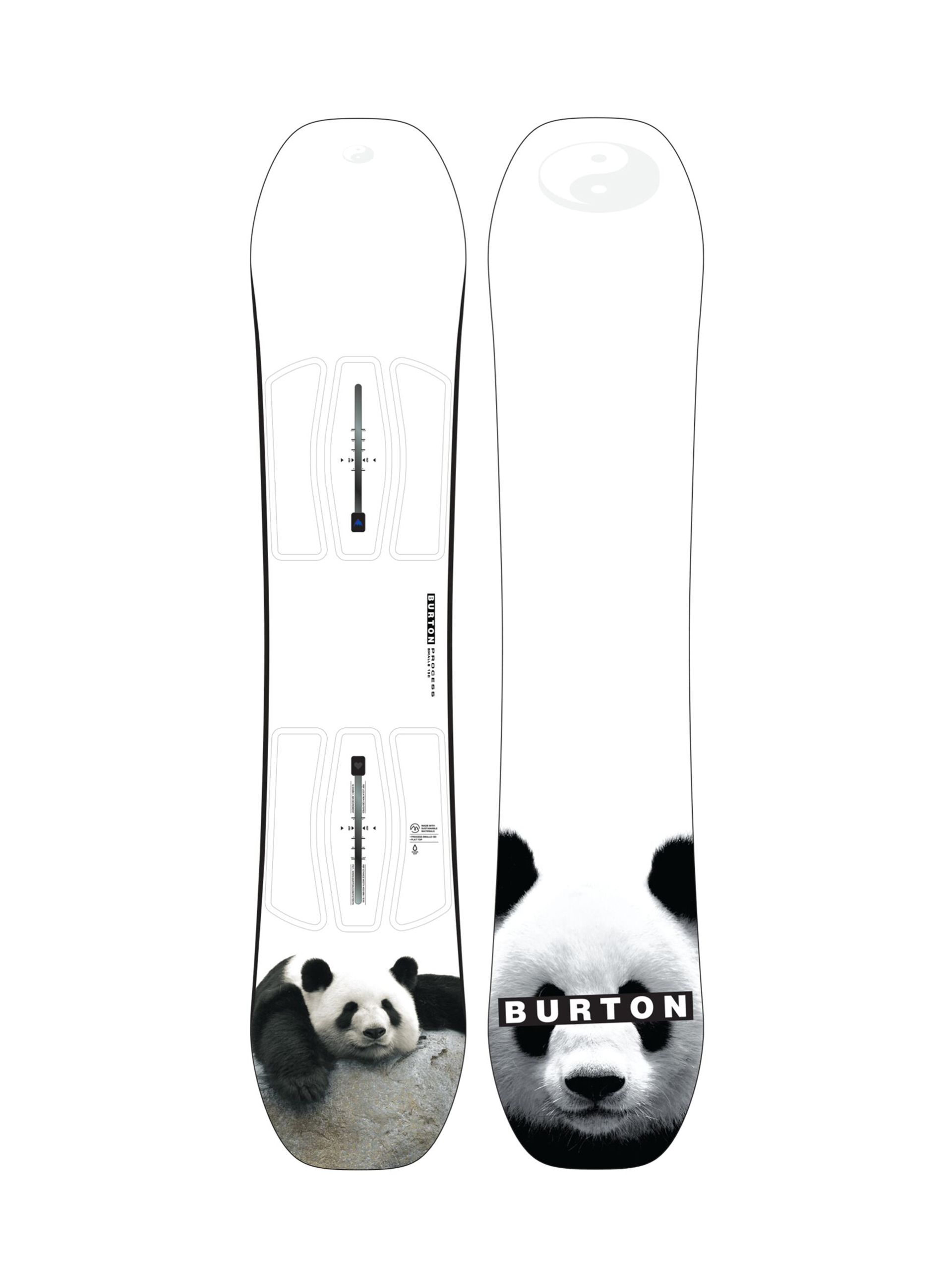 Snowboard Burton Process Smalls JR - biela