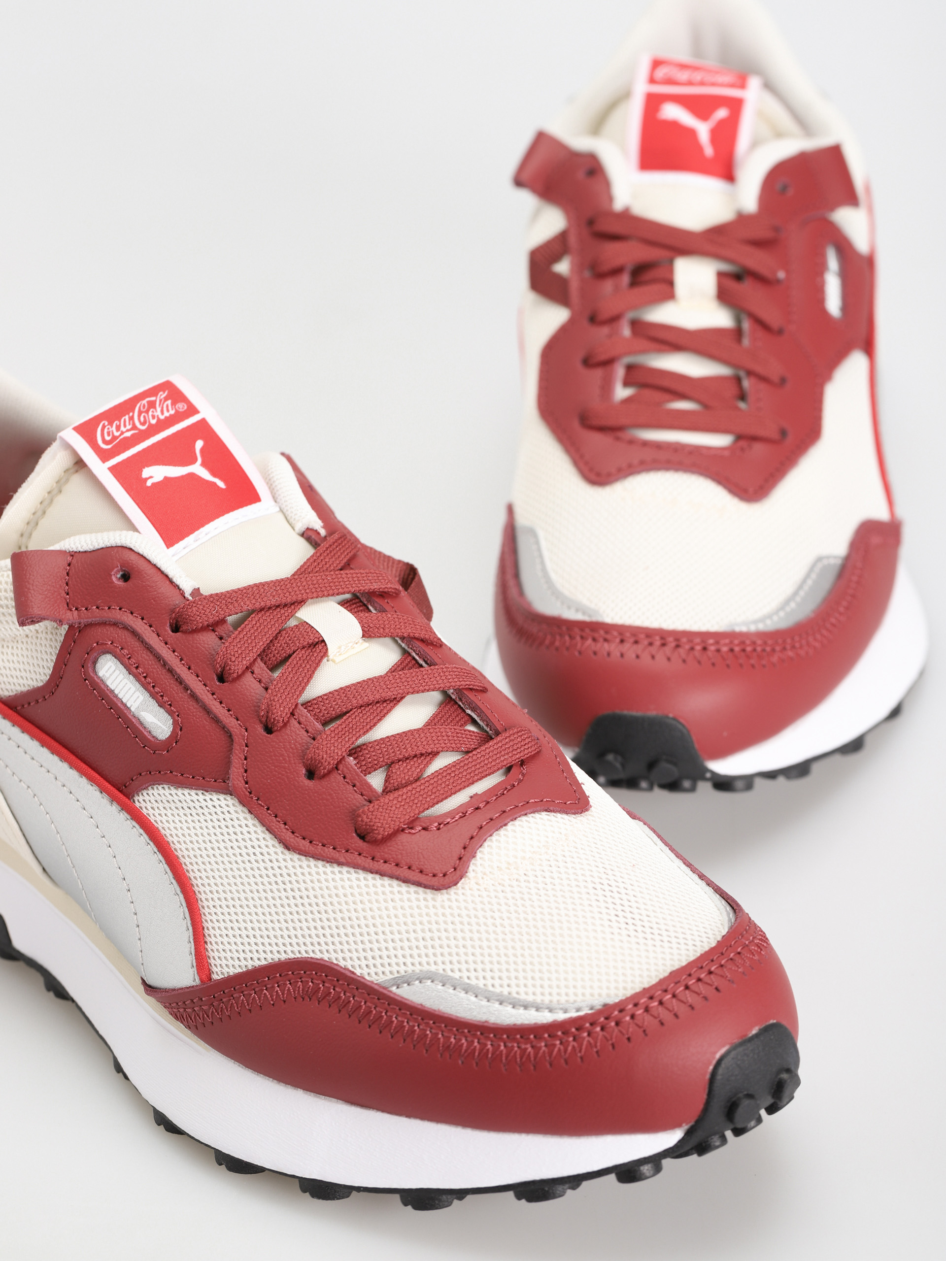Topánky Puma X Coca Cola Rider Fv (intense red/puma silver/ivory glow)