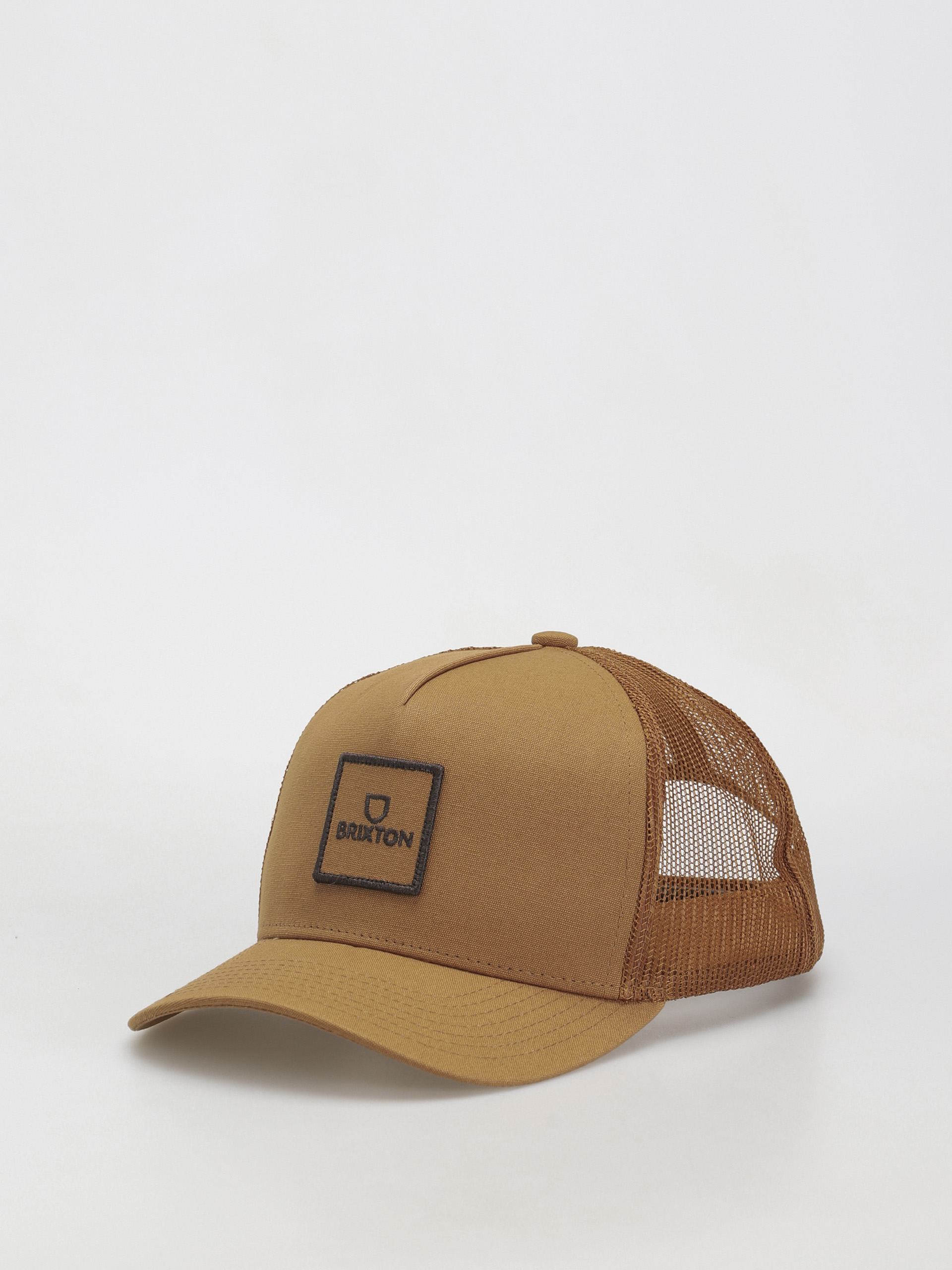 Šiltovka Brixton Alpha Block X C Mp Mesh Cap - hnedá (copper/copper)