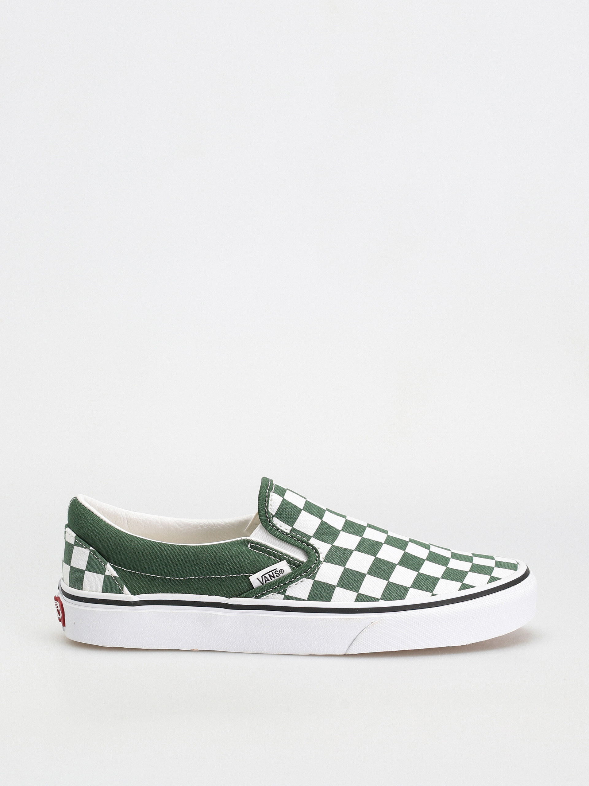 Topánky Vans Classic Slip On - zelená (color theory checkerboard ...
