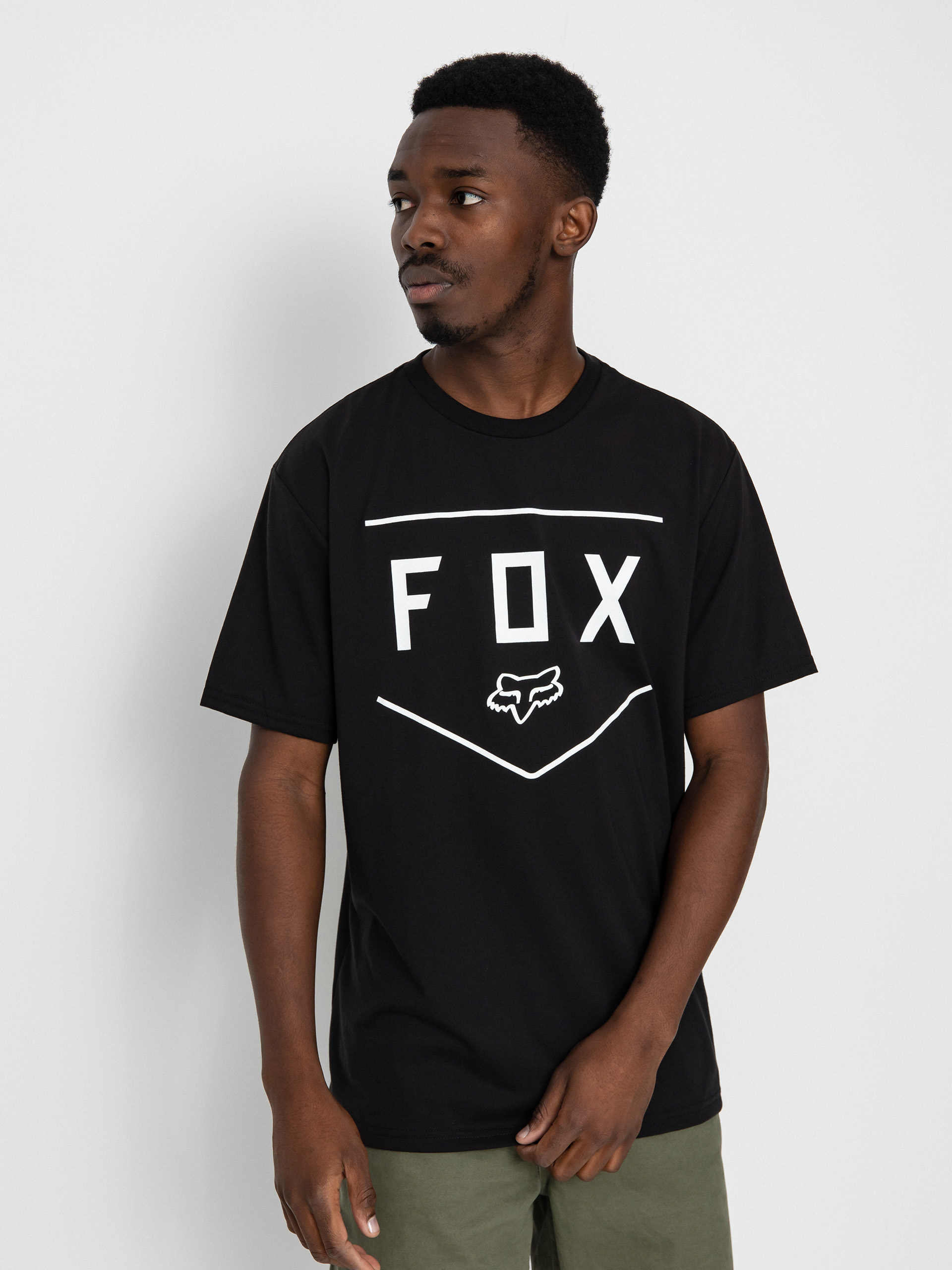 Tričko Fox Shield Tech - čierna (black)