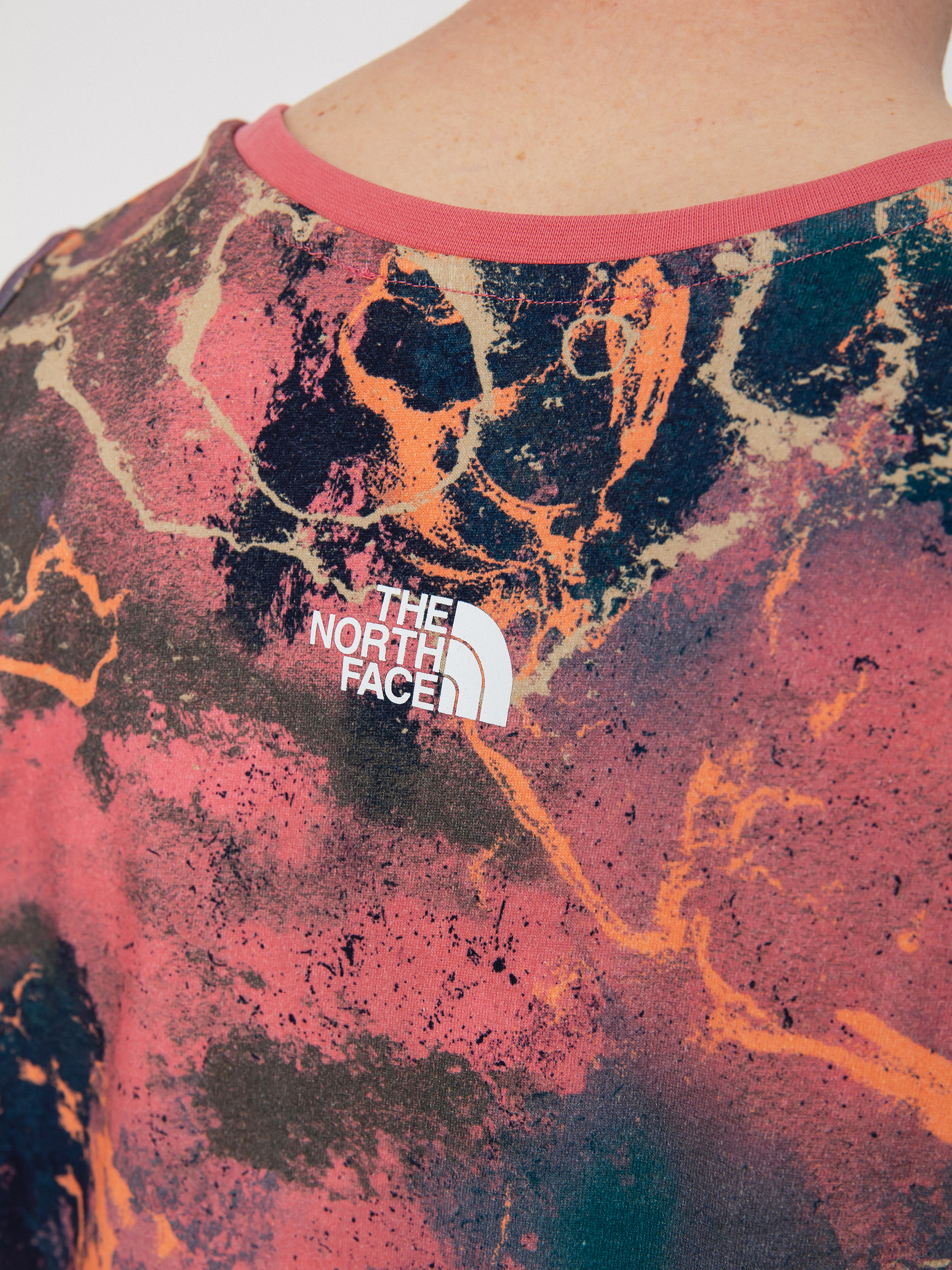 Tričko The North Face Summer Logo (cosmo pink tnf distort print)