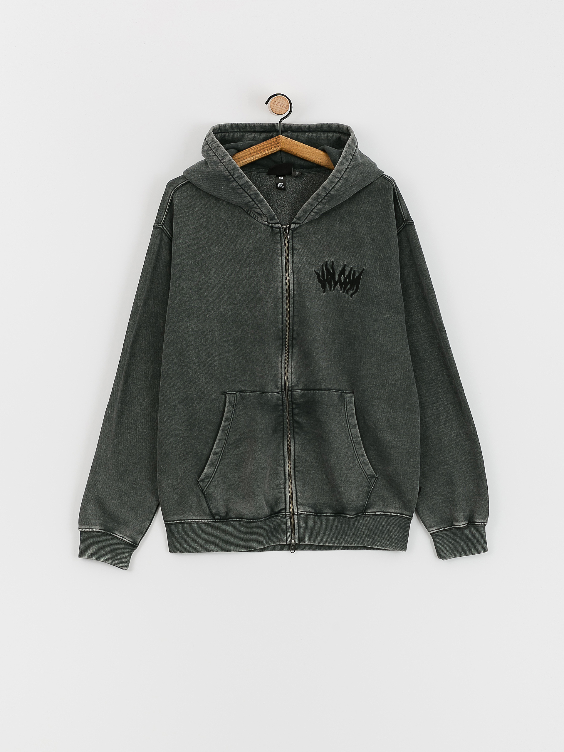 Mikina Volcom Issanka Zip (black)