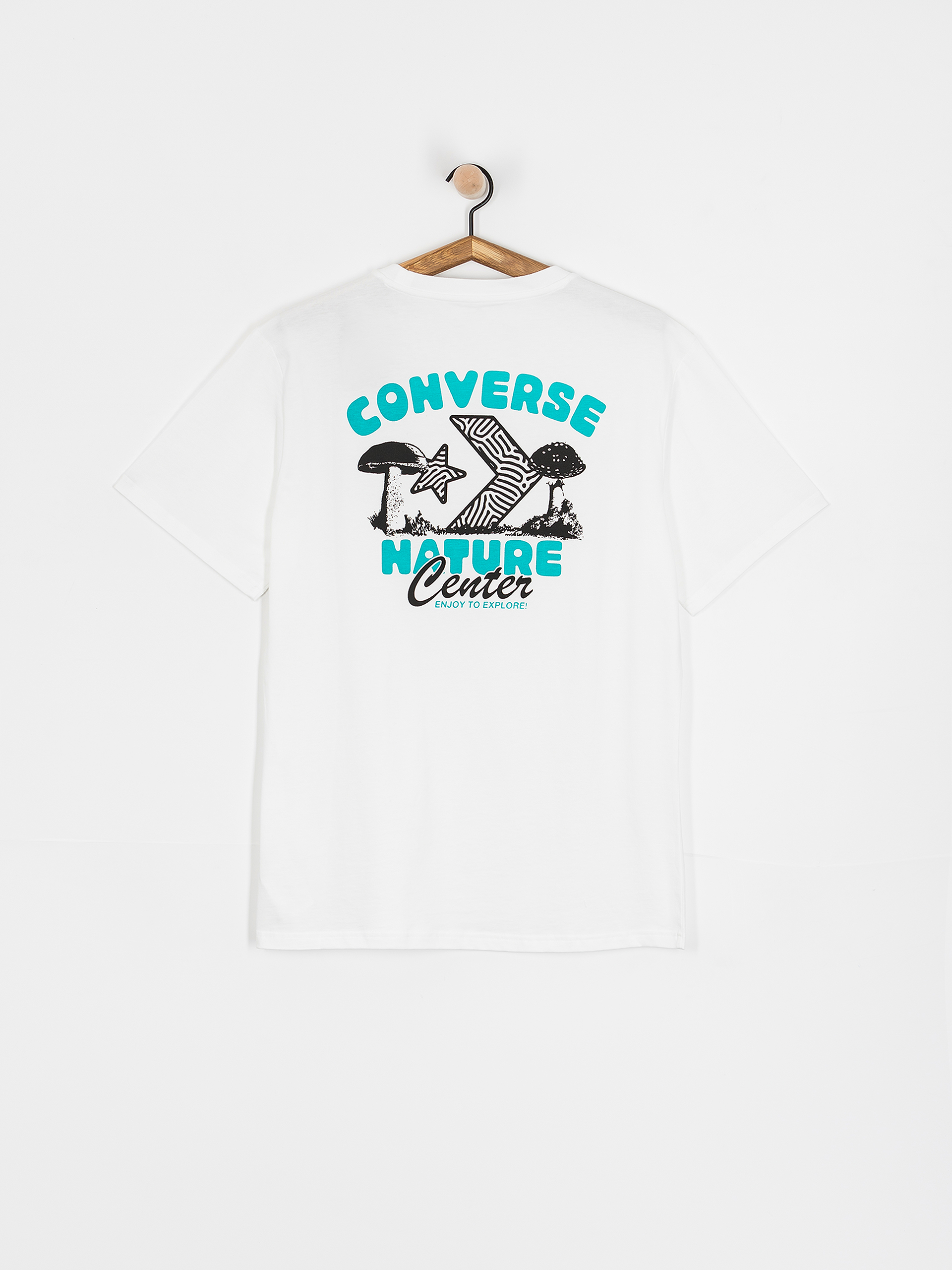 Tričko Converse Cons Nature Center - biela (white)