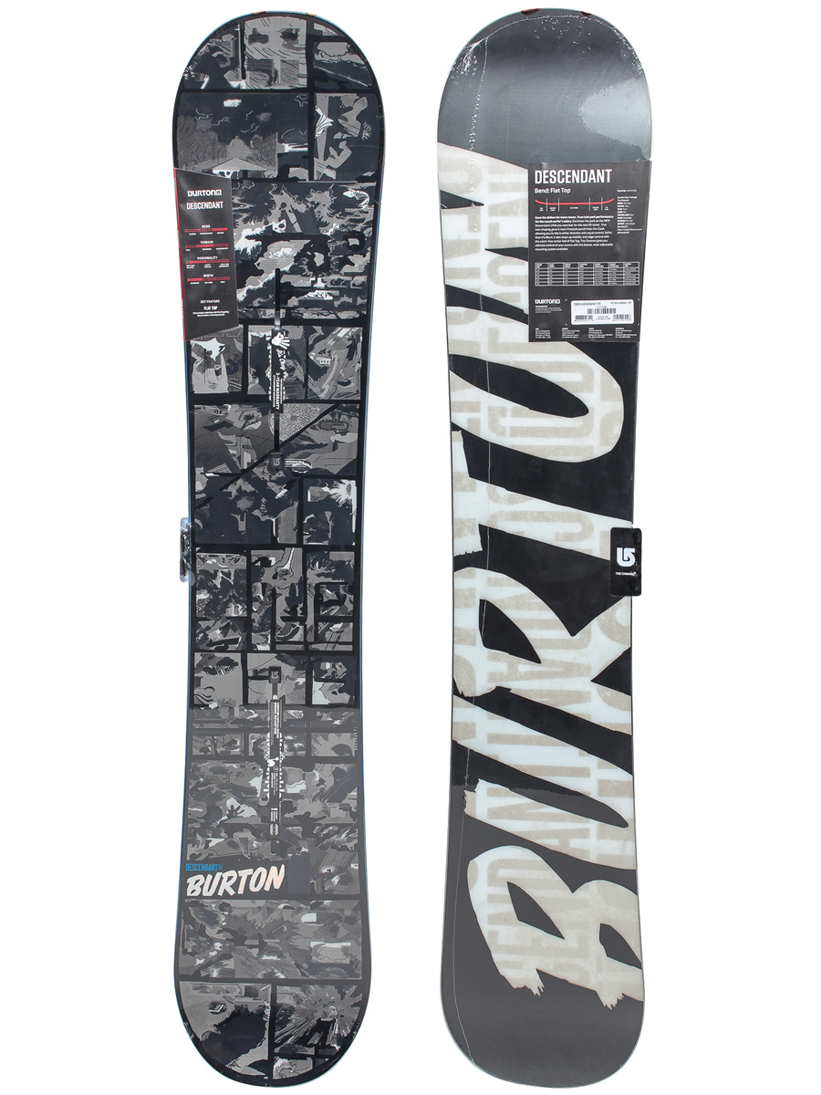 Snowboard Burton Descendant 155 Wide - šedá