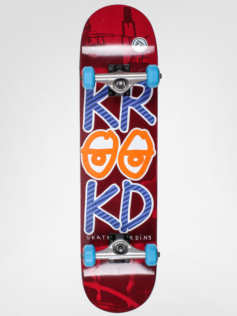 Skateboard Krooked 12 - mnohofarebná (red/nvy/blu)